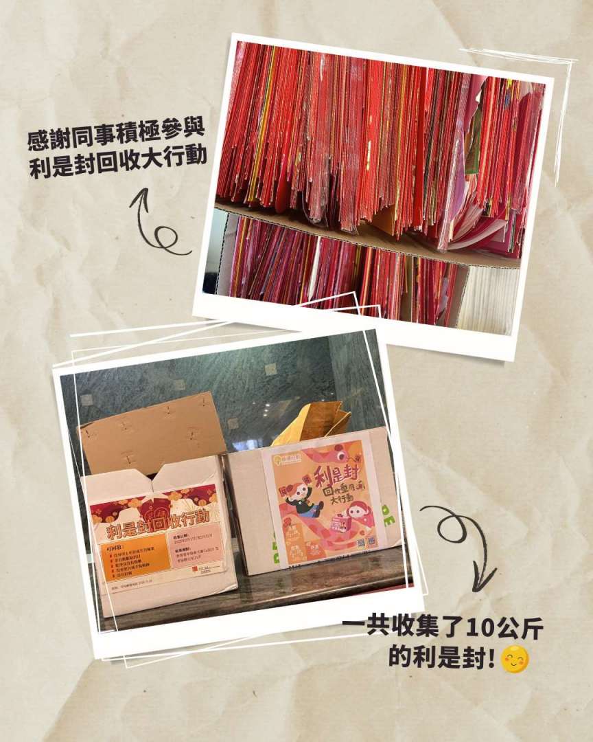HKFYG Red Packet Recycling Campaign – 香港青年協會 – 可持續發展部